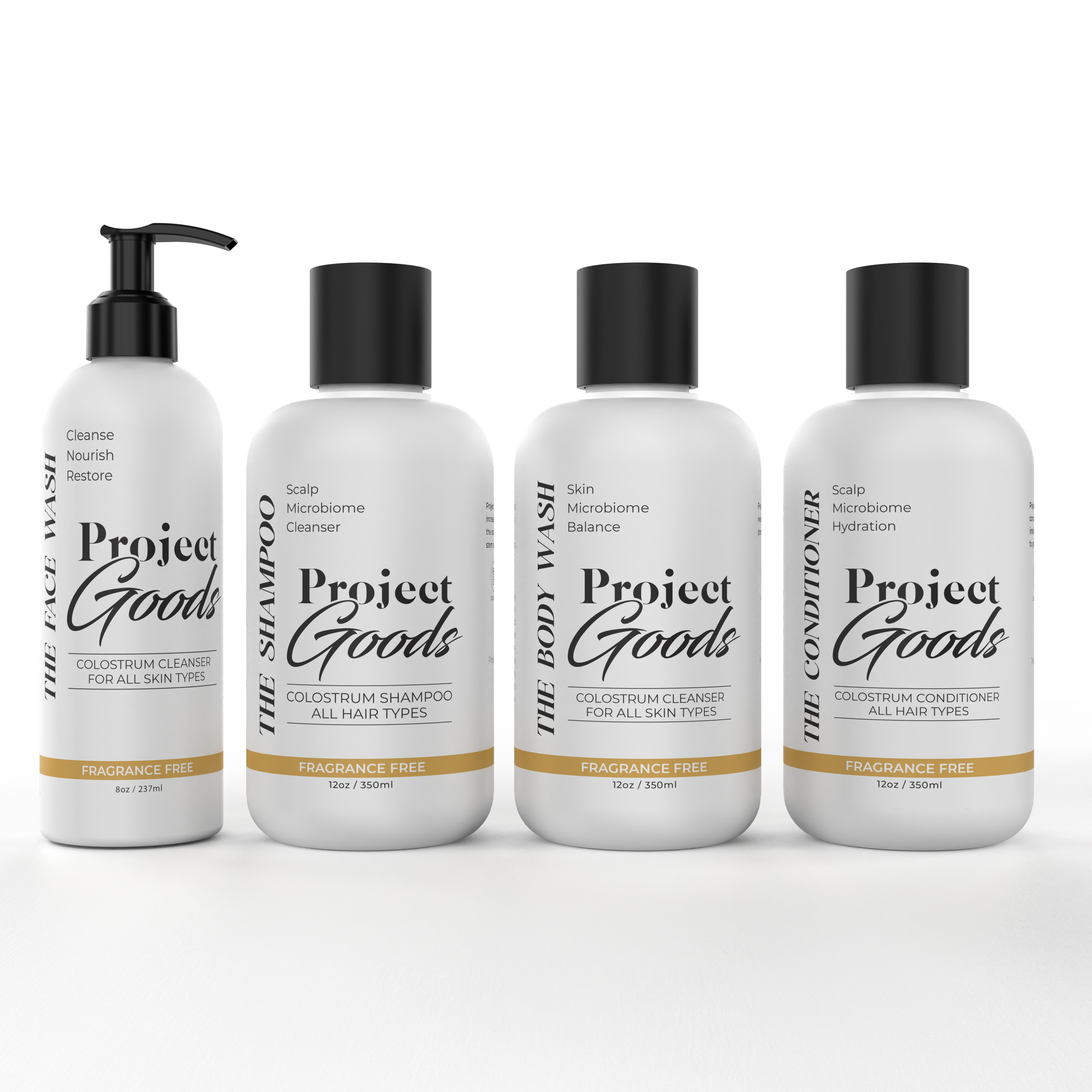 Project Goods - Shampoo & Conditioner Duo | Fragrance Free | Colostrum